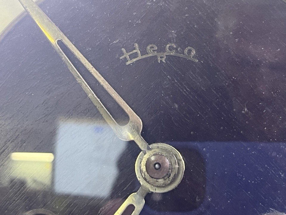 Vintage Large Antique HECO German Wood Mantel Clock Erhard Jauch ...