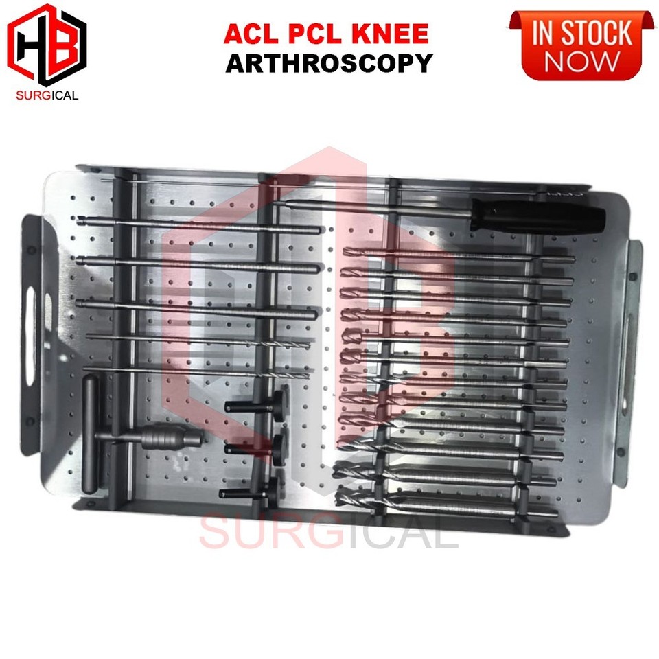 ACL PCL Knee Arthroscopy Surgical Surgery Instruments Set Premium ...
