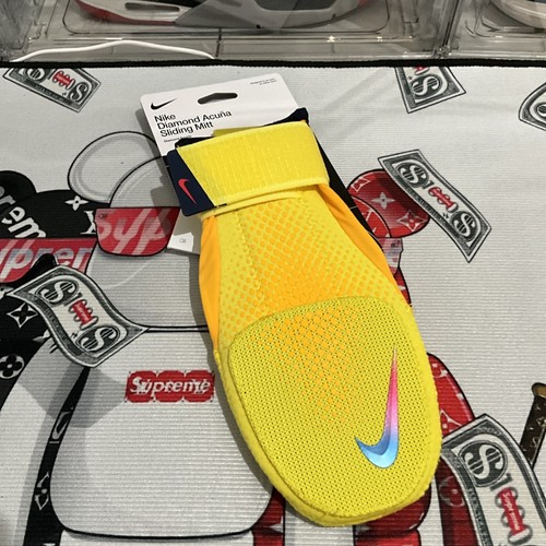 Nike Ronald Acuna Jr. Adult Baseball Sliding Mitt Yellow NWT | eBay