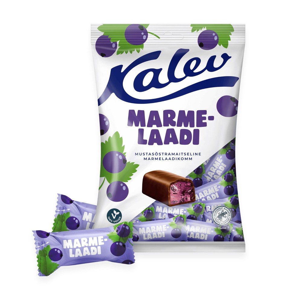 ESTONIA - Various Estonian Kalev candy bags Your choice LOT of 4 Bags ...
