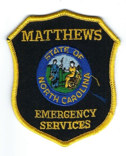 Matthews (Mecklenburg Co.) NC North Carolina Emergency Services Fire ...