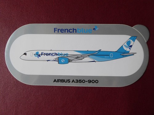 AUTOCOLLANT STICKER AUFKLEBER AIRBUS A350-900 FRENCH BLUE AIRLINE | eBay