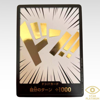Special Don!! Card Gold Promo Japanese One Piece Card Game Event ...