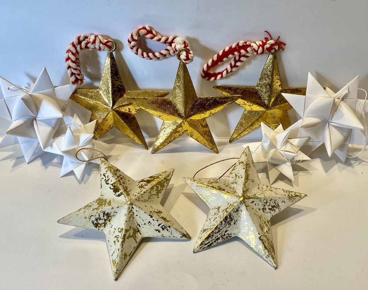 Christmas Tree Star Origami Origami Paper Star Bauble, Colourful