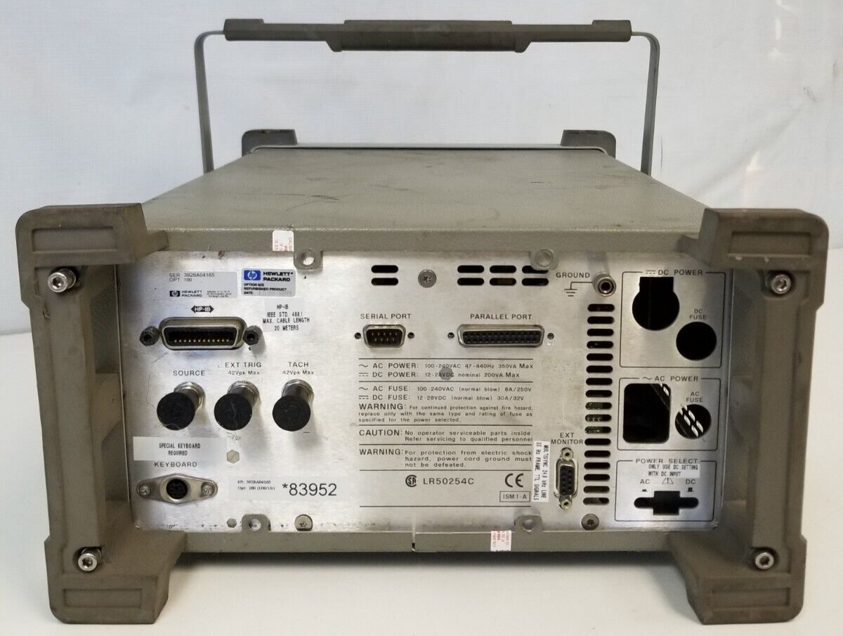 Agilent-HP 35670A Dynamic Signal Analyzer | eBay