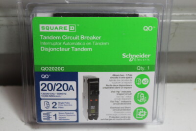 Circuit Breakers, Transformers - Square D Qo Tandem