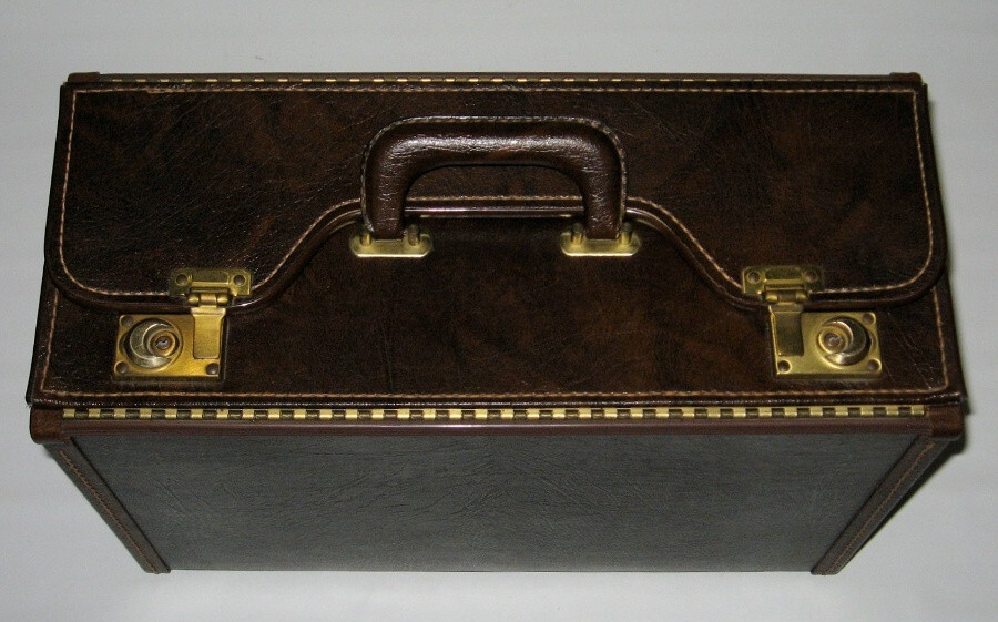 Vintage Stebco Brown Tufide Briefcase Pilots Catalog … - Gem