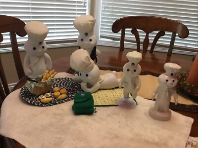 Pillsbury Doughboy Collectibles Lot of 19 Pieces (5 Doughboys) - Great ...