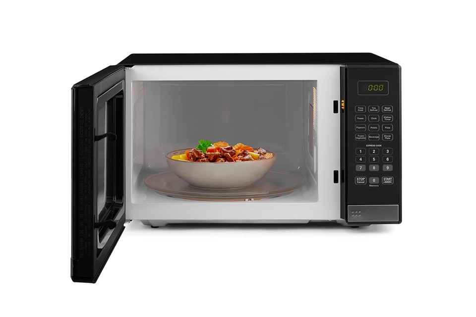 Kogan 34L Microwave with Mirror Finish (Black), Microwaves, Appliances ...