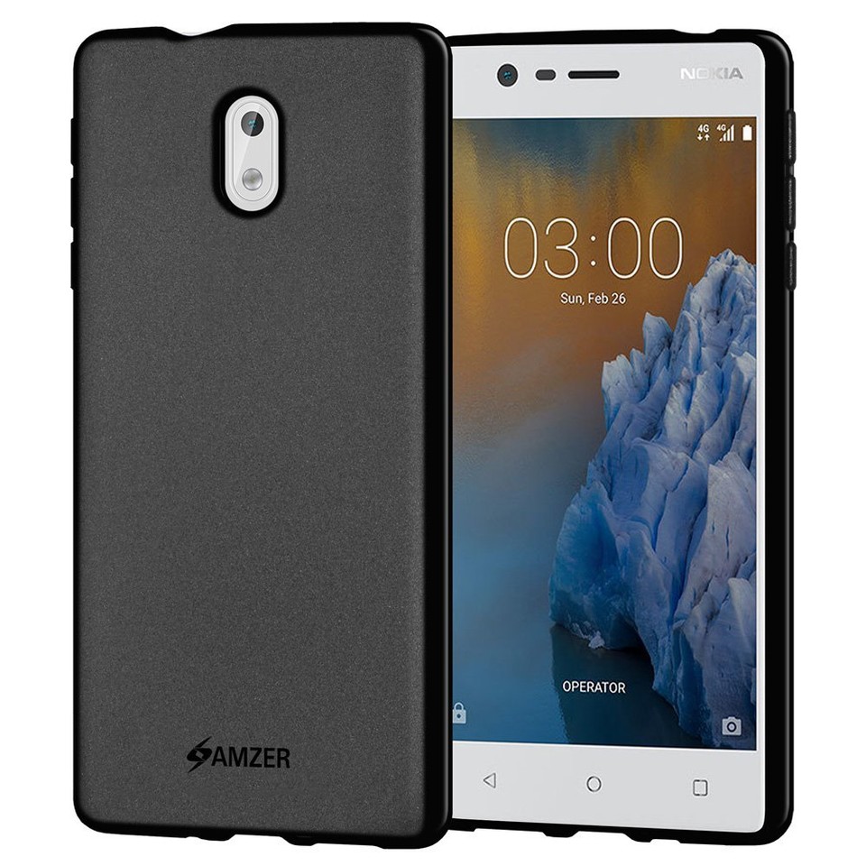For Nokia 3 5 Ultra thin Protective TPU Soft Rubber Skin Slim Back Case ...