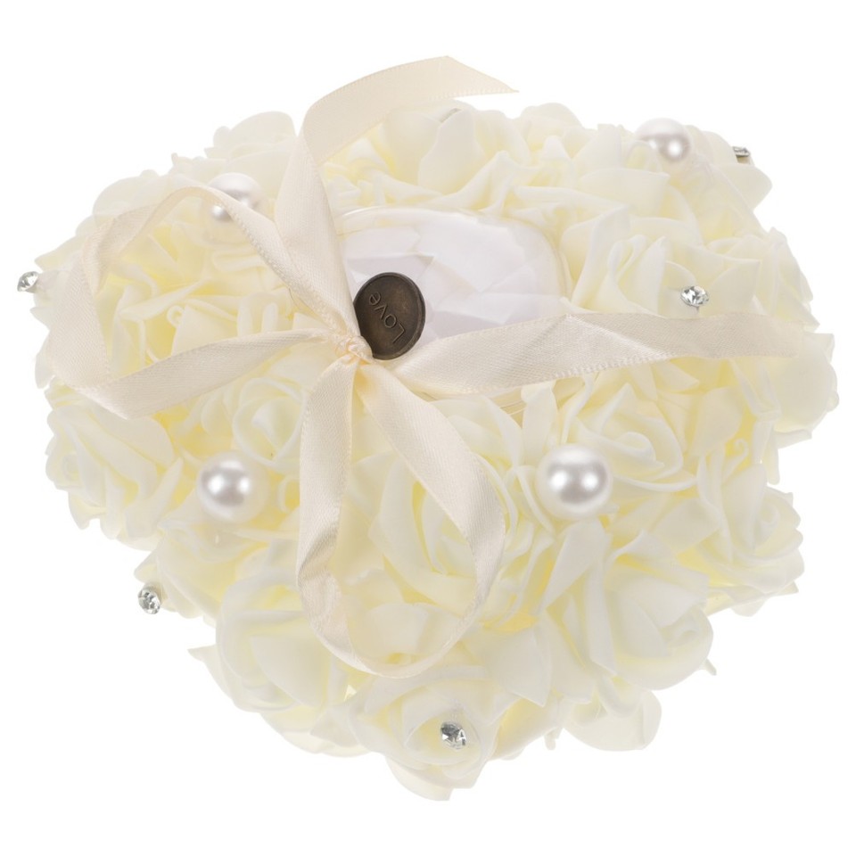 Ring Bearer Pillows Ring Bearer Pillow Romantic Heart Shaped Wedding ...