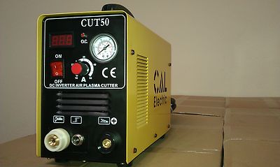 CAL Electric Plasma Cutter NEW 50AMP CUT50 Digital Inverter Includes 40 ...