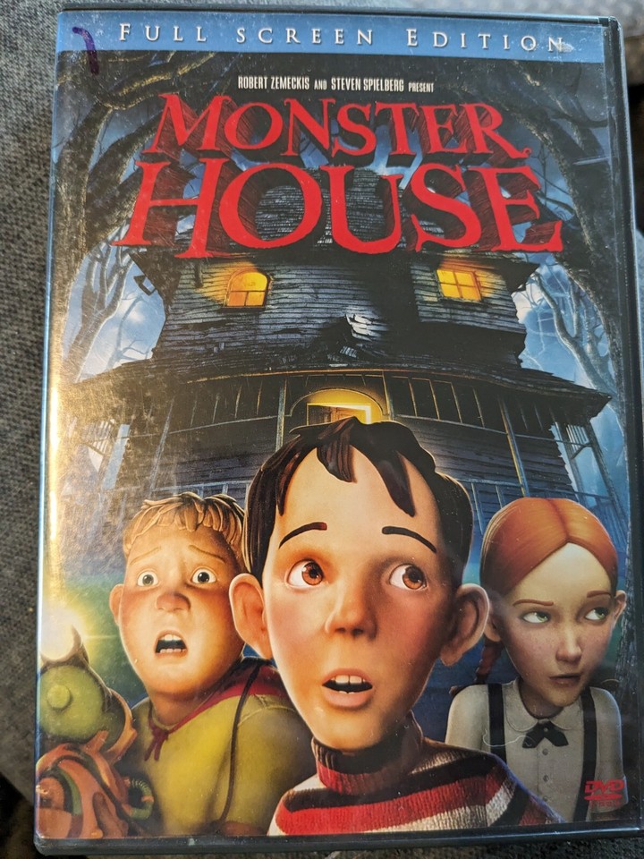 MONSTER HOUSE (DVD) Spielberg Steve Buscemi Kevin James Jason Lee Nick ...