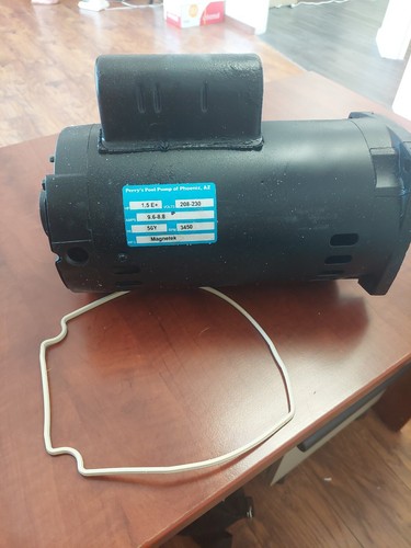 magnetek pool pump motor 56Y 1.5 E+ hp 208-230 volts refurbished with ...