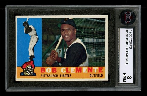 1960 TOPPS #326 ROBERTO CLEMENTE KSA 8 CENTERED PITTSBURGH PIRATES ...
