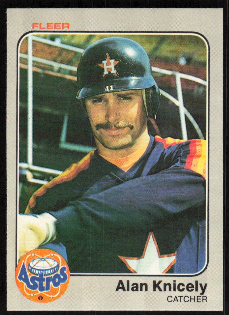 1983 Fleer Alan Knicely Houston Astros #452 | eBay