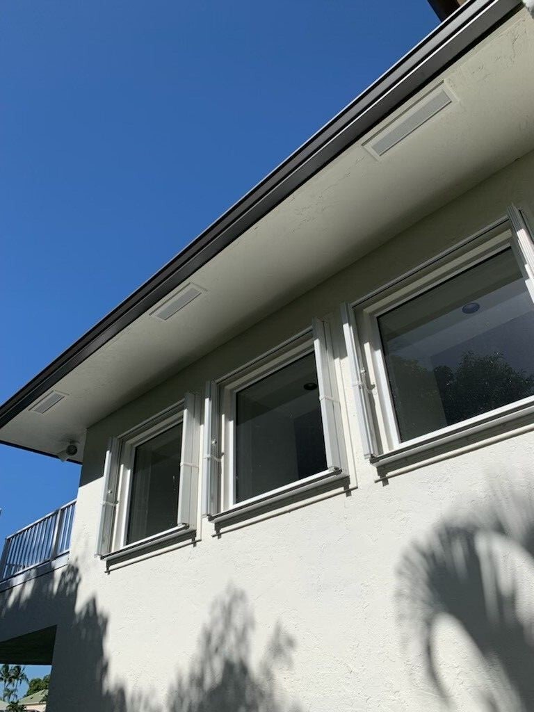 Continuous Soffit Vent With Insect Screen