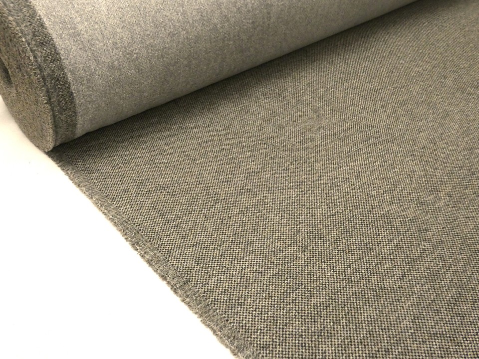 10 metres CHARCOAL & GREIGE Quality Weave Upholstery Cushion Fabric ...