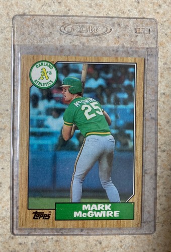 Mark McGwire 1987 Topps Baseball Rookie Card RC #366 MLB Oakland A’s ...