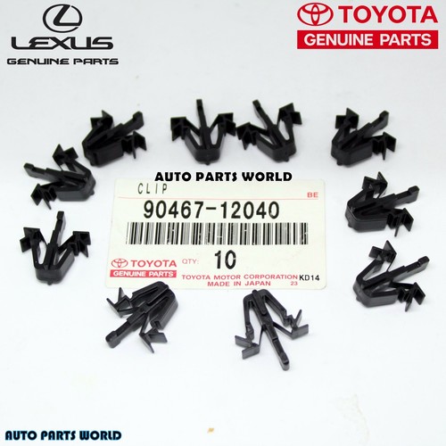 GENUINE OEM TOYOTA 4RUNNER RAV4 TACOMA PICKUP GRILLE CLIP RETAINERS SET ...