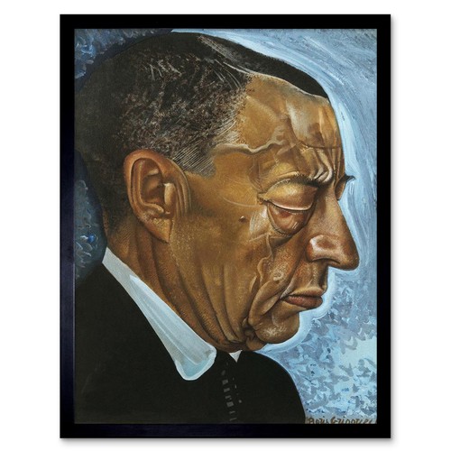 Grigoryev Composer Sergei Rachmaninoff 12X16 Inch Framed Art Print ...