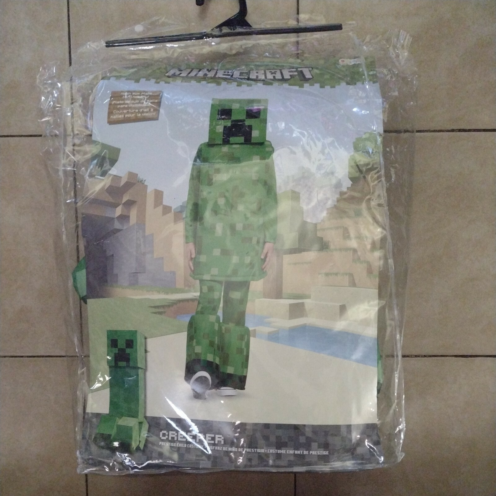 Minecraft Creeper Classic Child Costume Foam Body Tun… - Gem