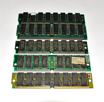 72 pin SIMM 5 x 4-8-16MB unknown size PC RAM | eBay
