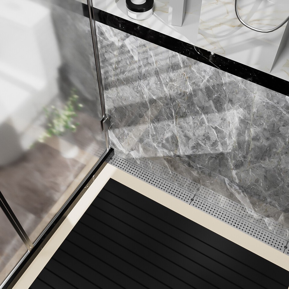Invisible Linear Shower Floor Drain Square Rectangular Bathroom ...