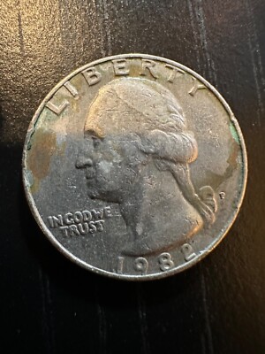 1982 -P- Washington quarter coins us multiple error | eBay