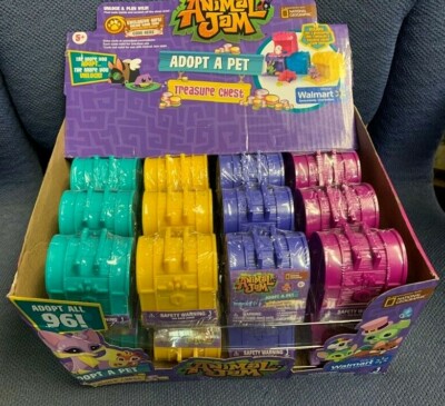 Adopt A Pet Treasure Chests Mystery Case Animal Jam - 24 Ct. SEALED ...