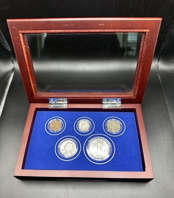USA 1944 Coin Set in Wood Display Case | eBay