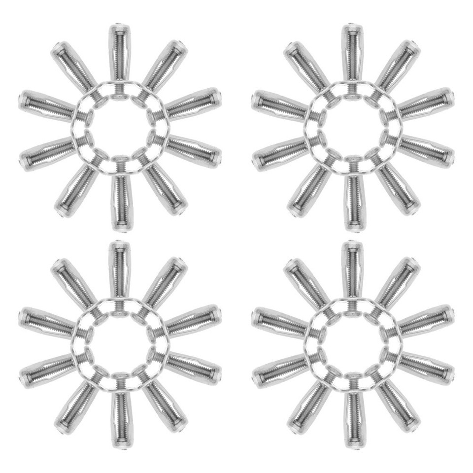 50 Pcs Carbon Steel Petal Nuts Expansion Bolts For Metal Sheet ...