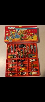 Lot Of 21 Vtg GI Joe Figures W/ Carrying Case & Weapons /Accessories ...