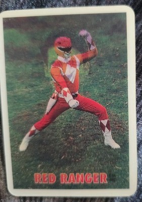 The Red Ranger - 1994 Collect-A-Card Mighty Morphin Power Rangers ...