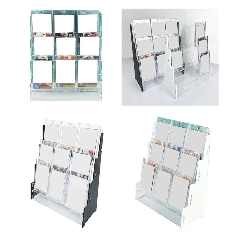 Acrylic Baseball Card Holder 3 Tiers Display Stand for Baseball Cards ...