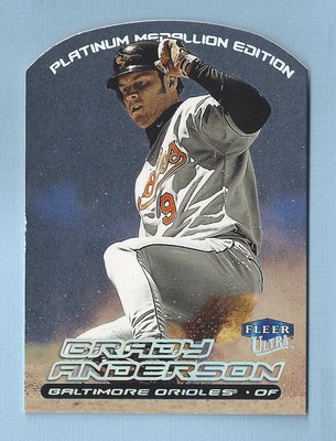 GRADY ANDERSON 2000 FLEER ULTRA PLATINUM MEDALLION /50 | eBay