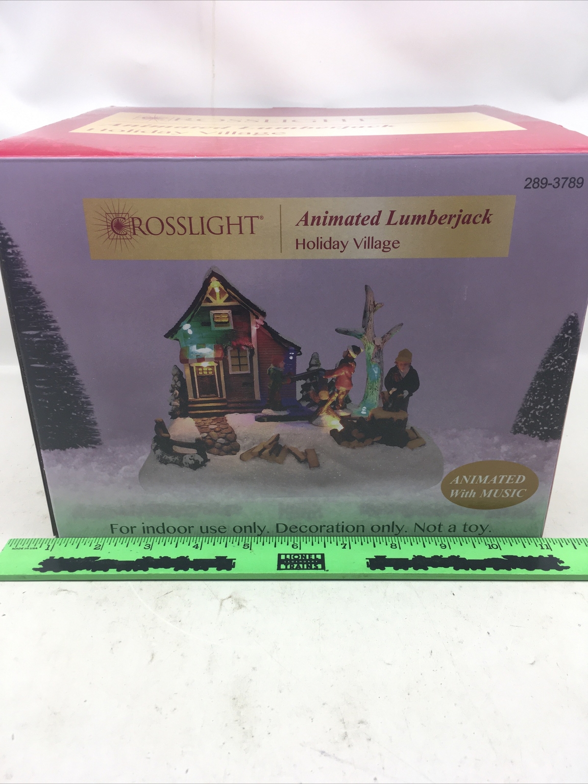 Crosslight Holiday Village ~ Animated Lumber jack | eBay