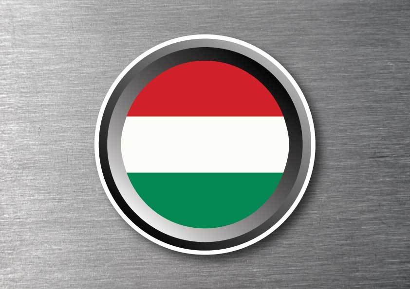 Hungarian flag sticker quality water & fade proof vinyl car ipad | eBay ...