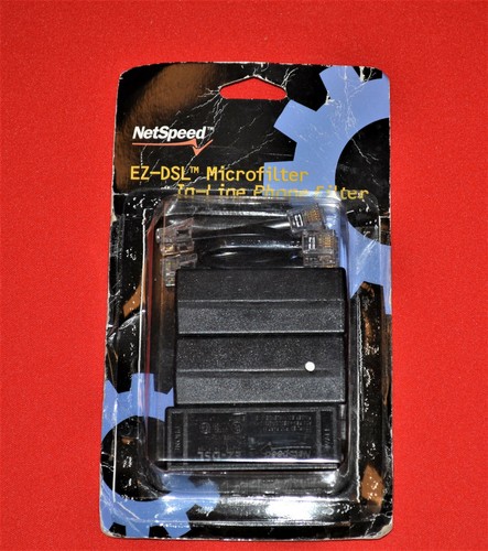 EZ-DSL Modular Wall Jack NetSpeed Microfilter In Line Phone Filter W ...
