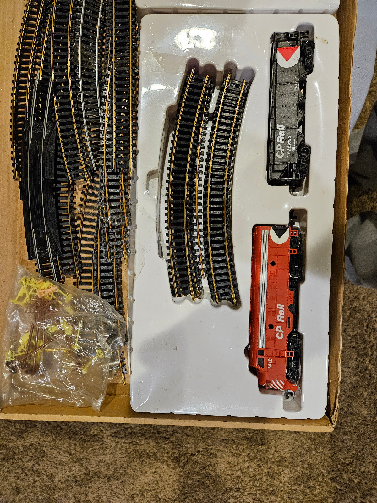 VINTAGE BACHMANN KING OF THE RAILS THUNDER CHIEF HO GAUGE TRAIN SET ...