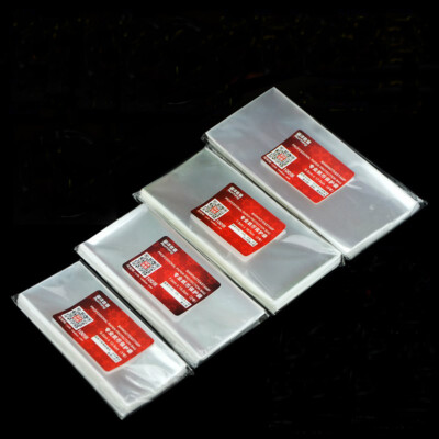 400 Pcs 4 Size Currency Sleeves Holders Banknotes Bills Stamp Storage ...