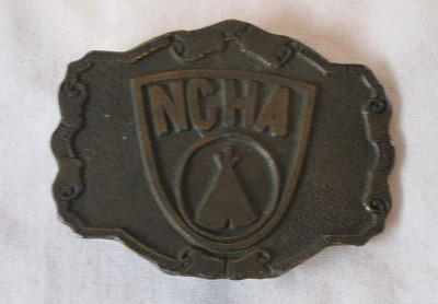Vintage Bronze NCHA National Campers Hikers Assoc Belt Buckle | eBay