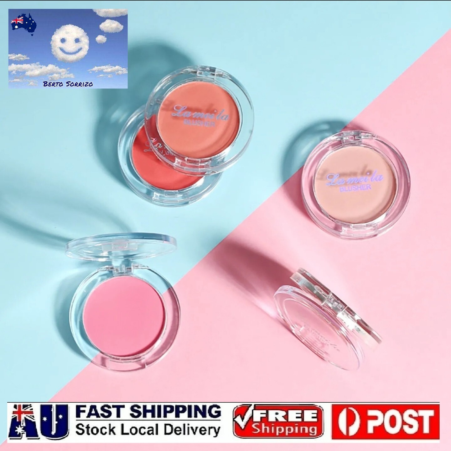 Blush Makeup Powder Pallet #3 Long Lasting Matte single Blusher 3g La ...