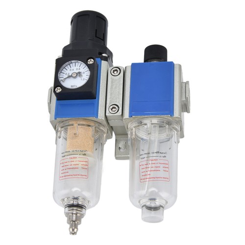 PT1/8 PT1/4 Air Compressor Flow Filter Pressure Regulator Lubricator ...