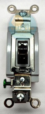 Hubbell 120-277V, 20A, Side Wiring, Toggle Light Switch | eBay