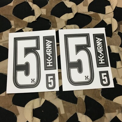 NEW HK Army Number Sticker Pack - 5 | eBay