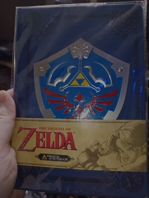 Legend Zelda Hyrule SHIELD Hardcover Writing Journal Notebook Licensed ...