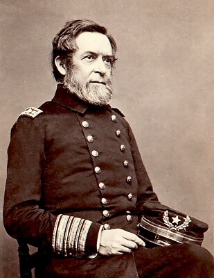 COPY 1860's Photo Rear Admiral A N Foote (in captains uniform early in ...
