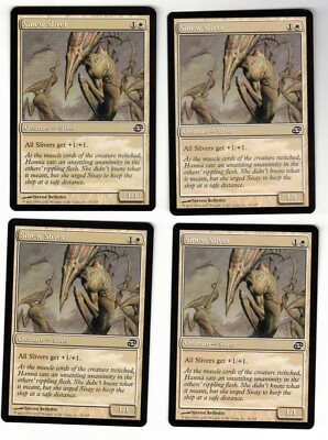 MTG 4X ** SINEW SLIVER ** 4X Magic Planar Chaos | eBay