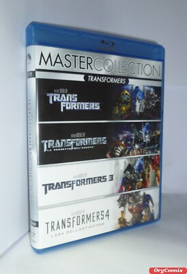 TRANSFORMERS 1+2+3+4 - MASTER COLLECTION - 4 FILM IN BLU-RAY OTTIMO | eBay